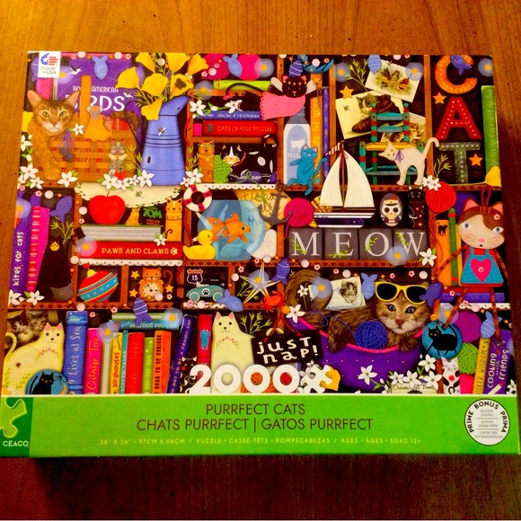 ceaco | Games | Complete Purrfect Cats 200 Pc Jigsaw Puzzle | Poshmark